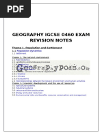 IGCSE Geography Notes On Rivers | PDF | River | Erosion