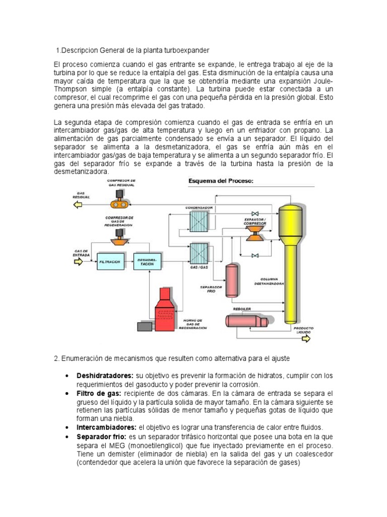 Turbo Expander | PDF | Gases | Destilación