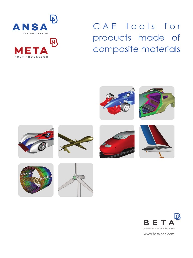 Ansa Meta For Composites Brochure | PDF | Composite Material | Finite ...