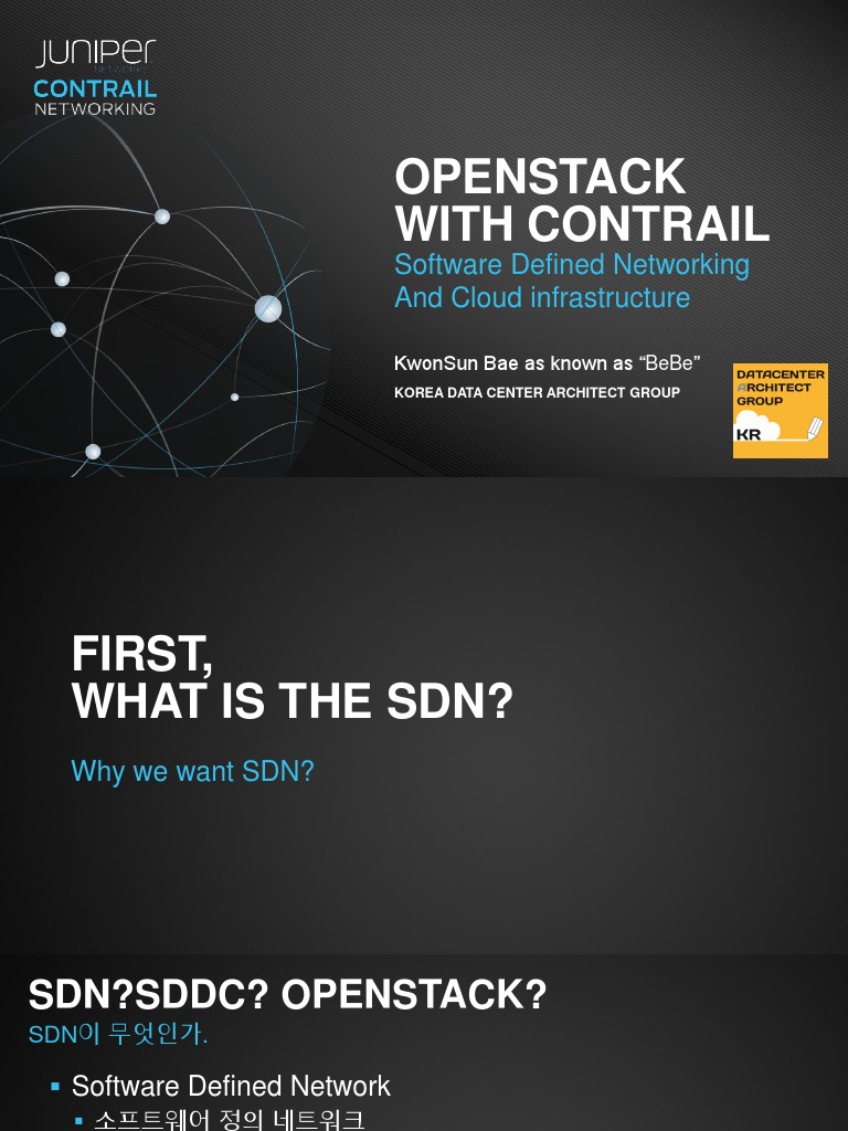 Juniper Contrail Open Stack Study