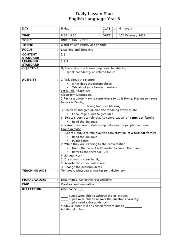 Unit 3 (Week 1) | PDF | Lesson Plan | Teachers
