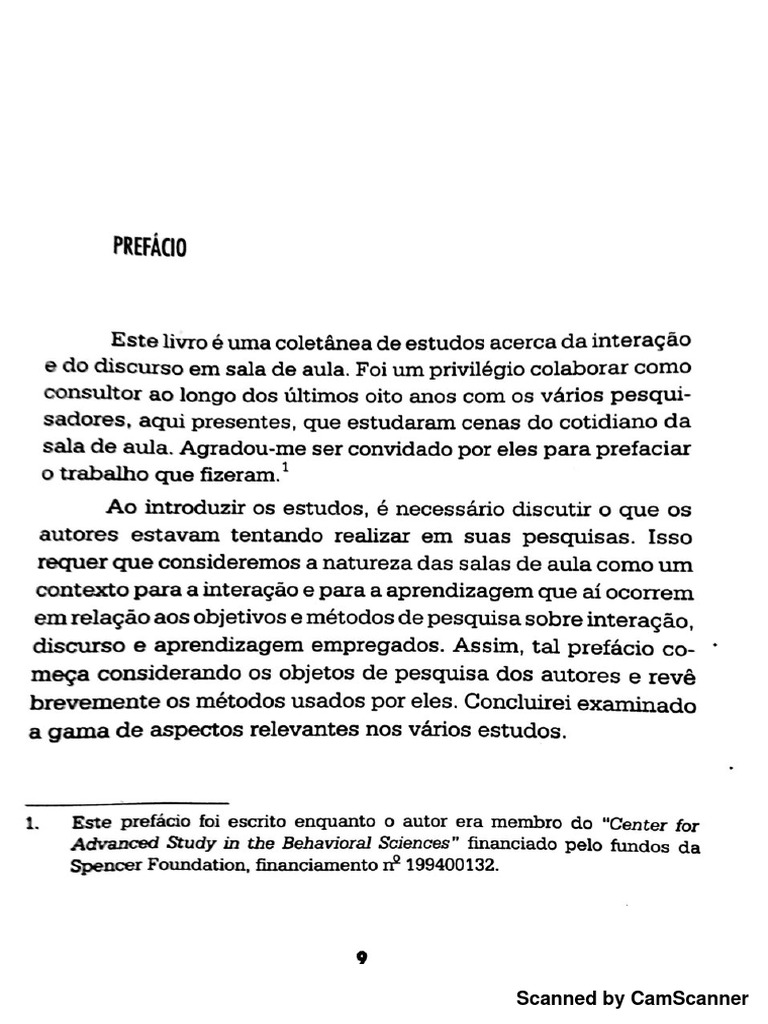 Cenas de Sala de Aula - Prefácio Erickson PDF | PDF