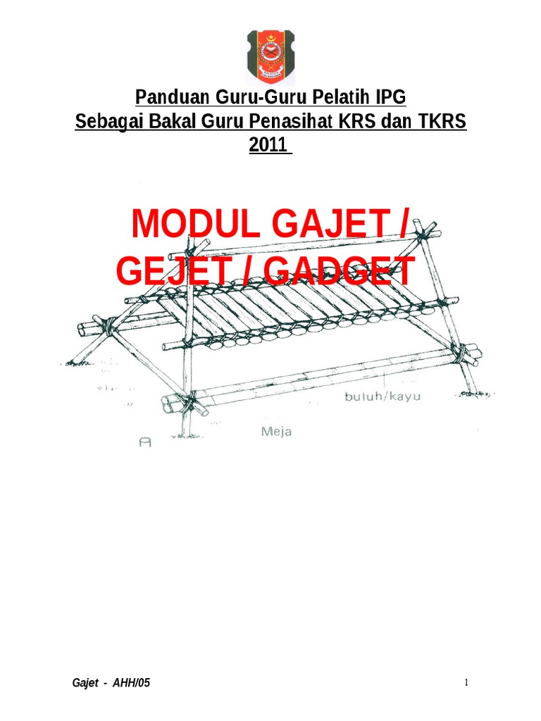 Modul Gajet KRS Dan TKRS | PDF