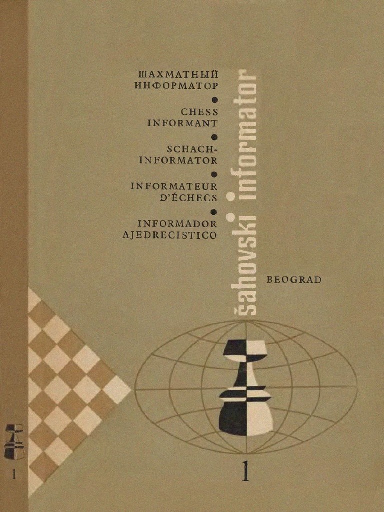 Chess Informant 1 - 1967 PDF | PDF