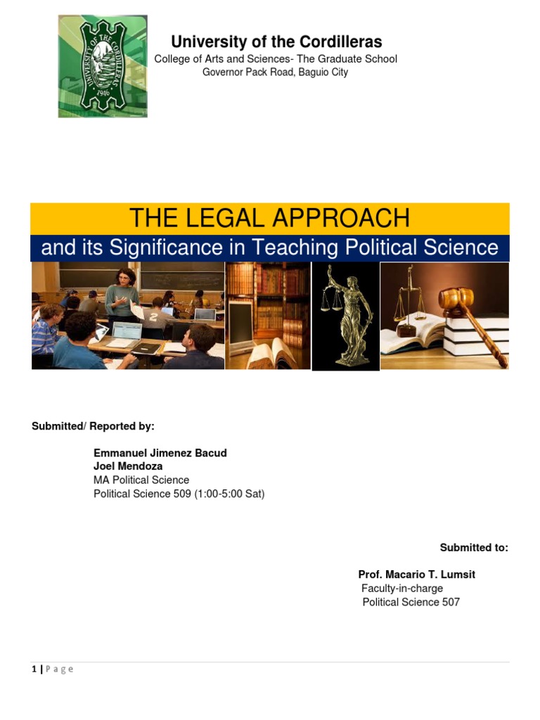 Legal Approach | Jurisprudence | Common Good