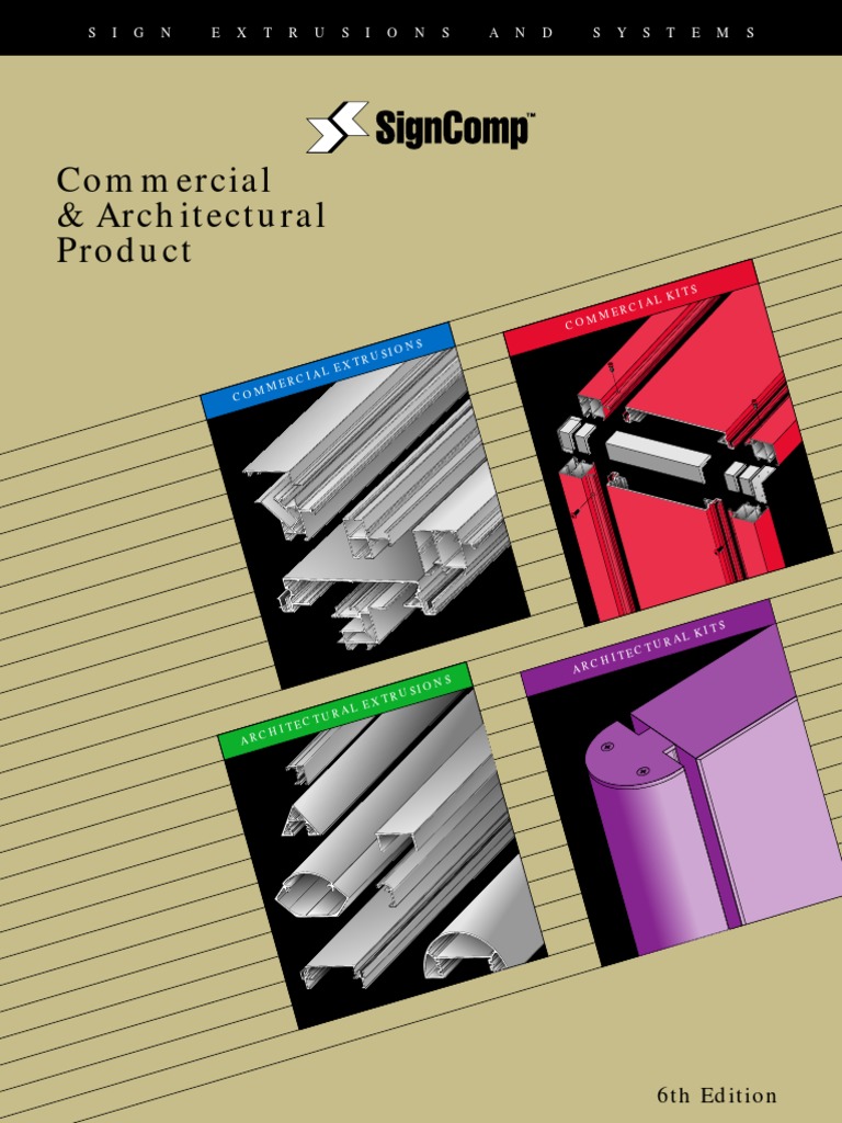 Signcomp - Commercial & Architectural | PDF | Extrusion | Paint
