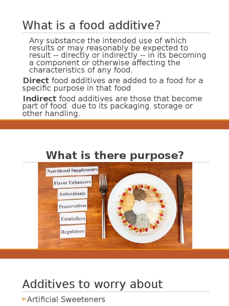 Understanding Food Additives and Risks | PDF | Foods | Food Science