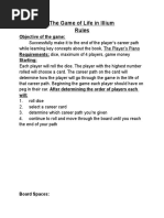 Life Board Game Rules - The Game of Life | PDF | Insurance | Stocks
