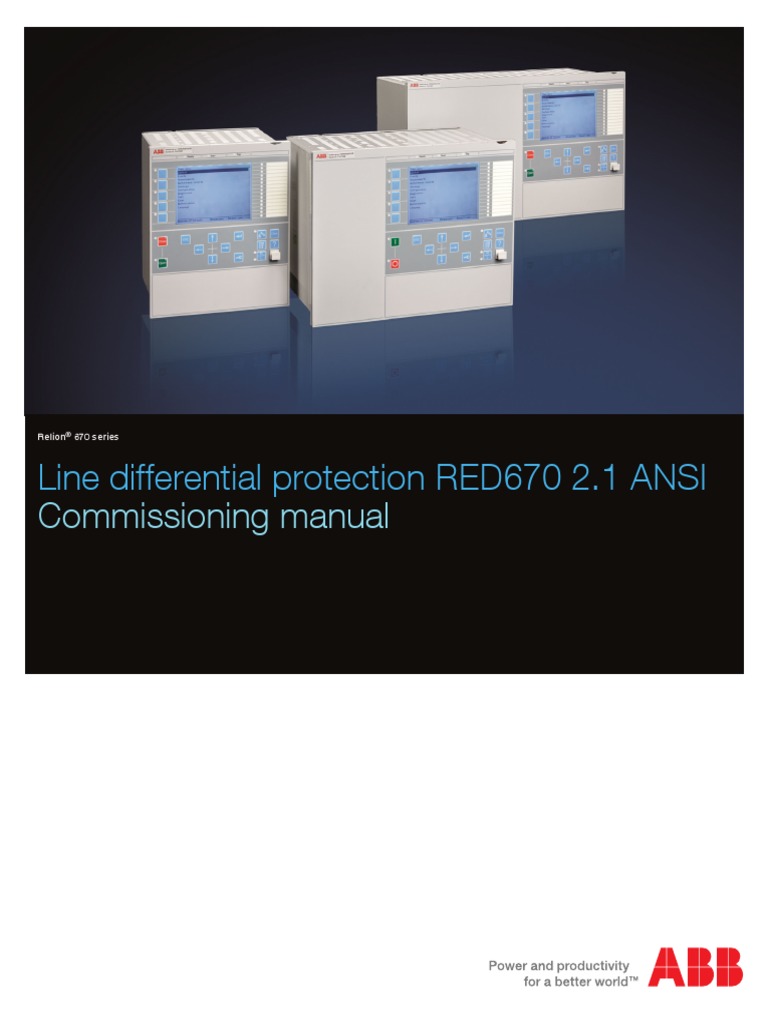 1MRK505164-BEN G en Line Differential Protection IED RED670 Pre ...