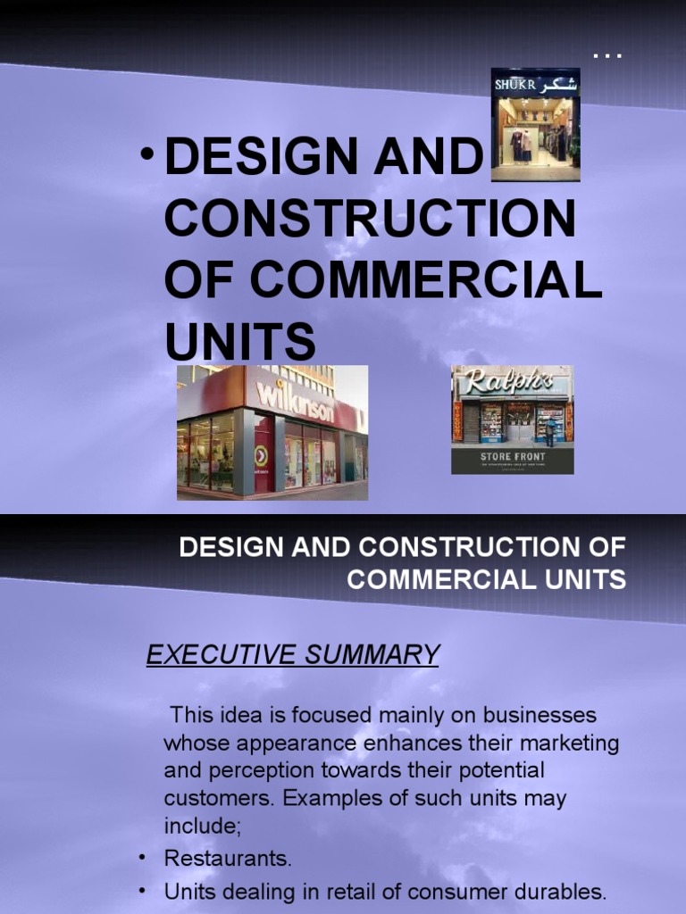 Commercial Unit Design Strategies | PDF | Business | Art