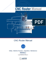 Manual of 1325 Wood CNC Router | PDF | Numerical Control | Manufactured ...