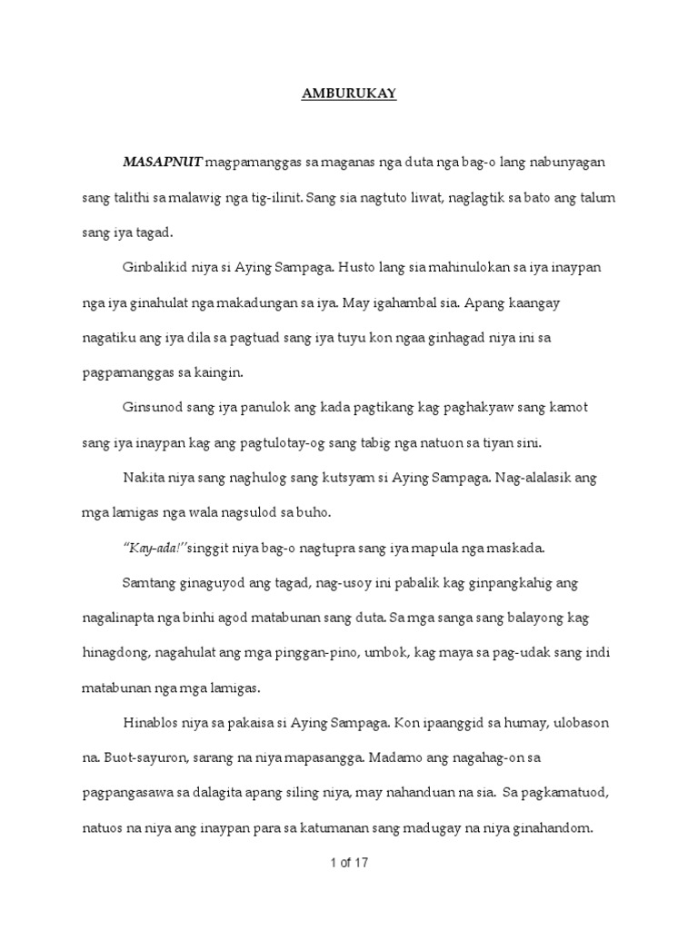 AMBURUKAY2 | PDF