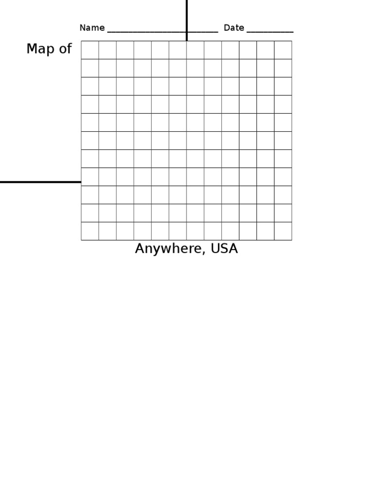 Distance Formula Map Activity Revised | PDF | Teaching Mathematics