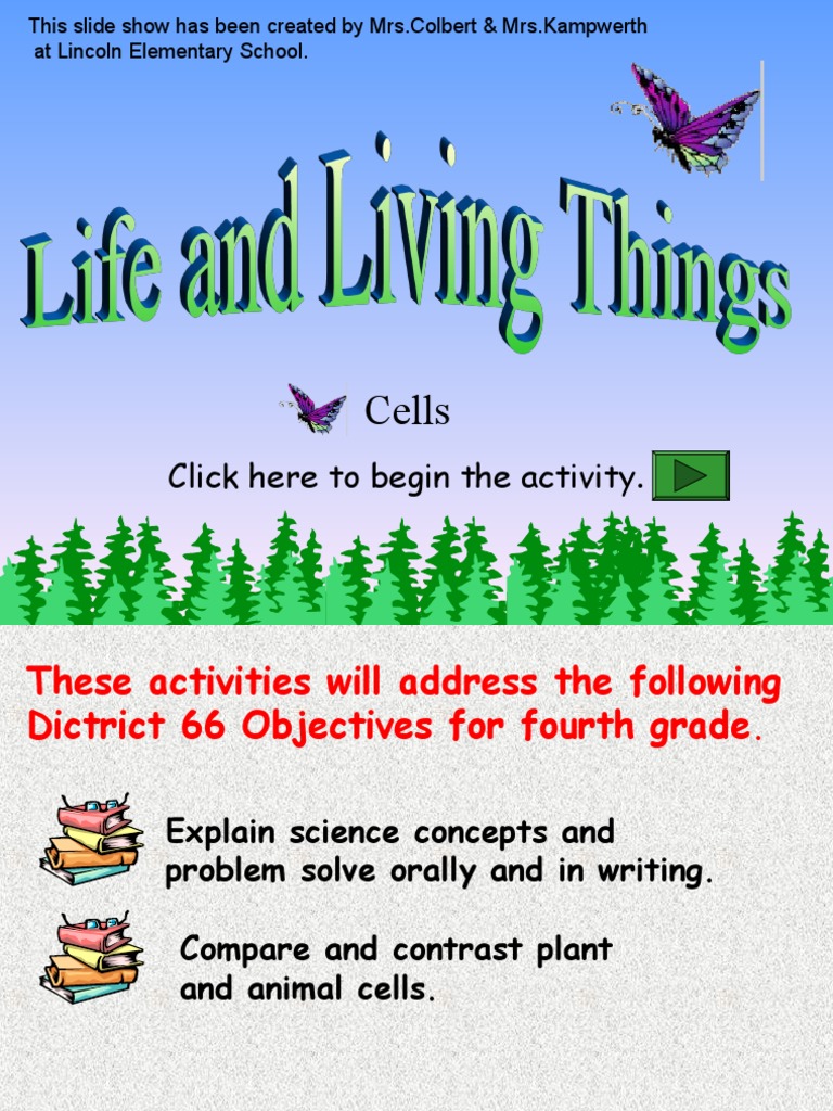 Cells Power Point | PDF | Cell (Biology) | Microorganism