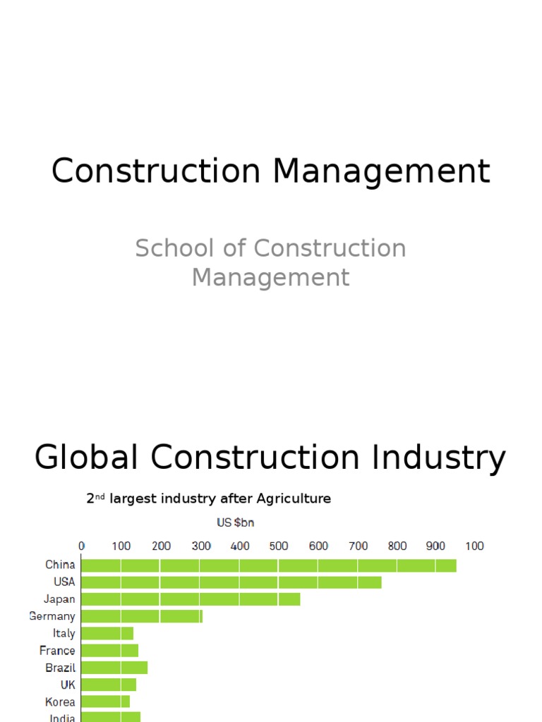 School of Construction Management | PDF | General Contractor | Corporations