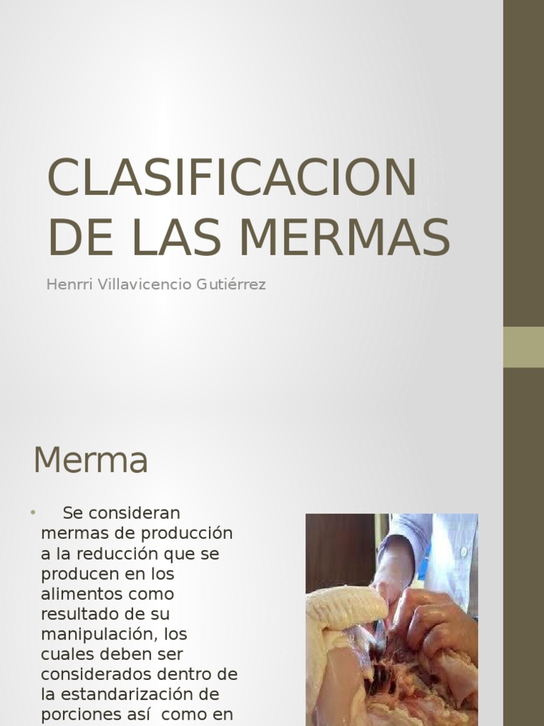 Clasificacion de Las Mermas
