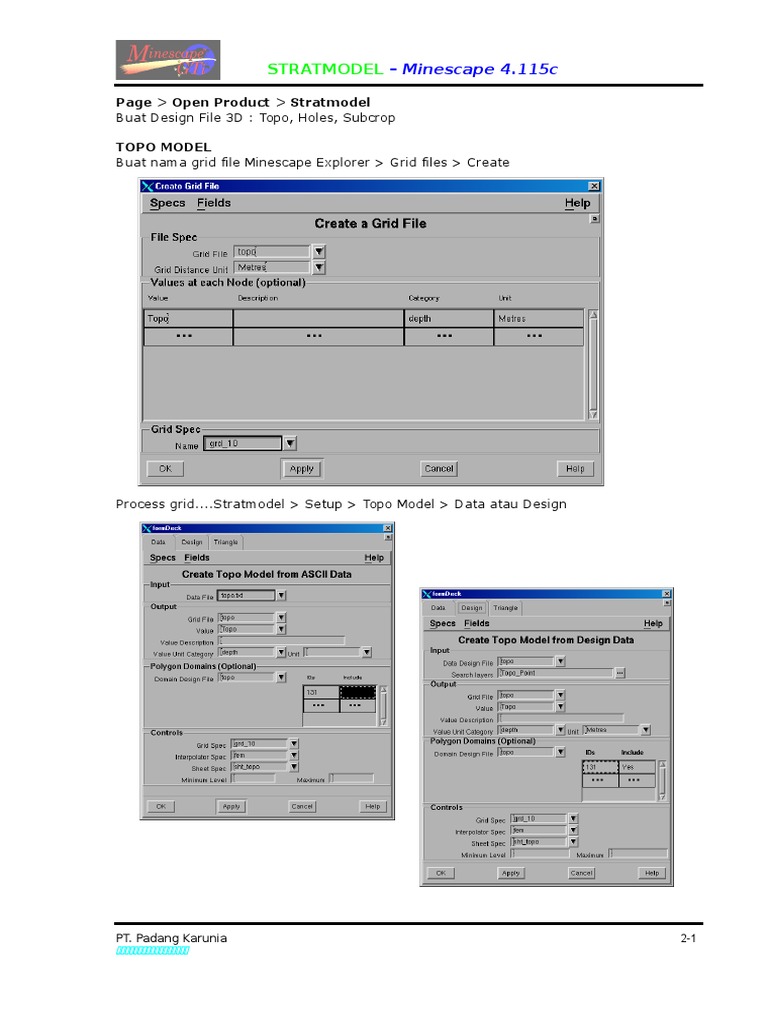Cara Create Strat - Model Minescape | PDF