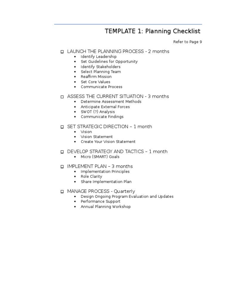Church Strategic Planning Guide | PDF | Goal | Swot Analysis