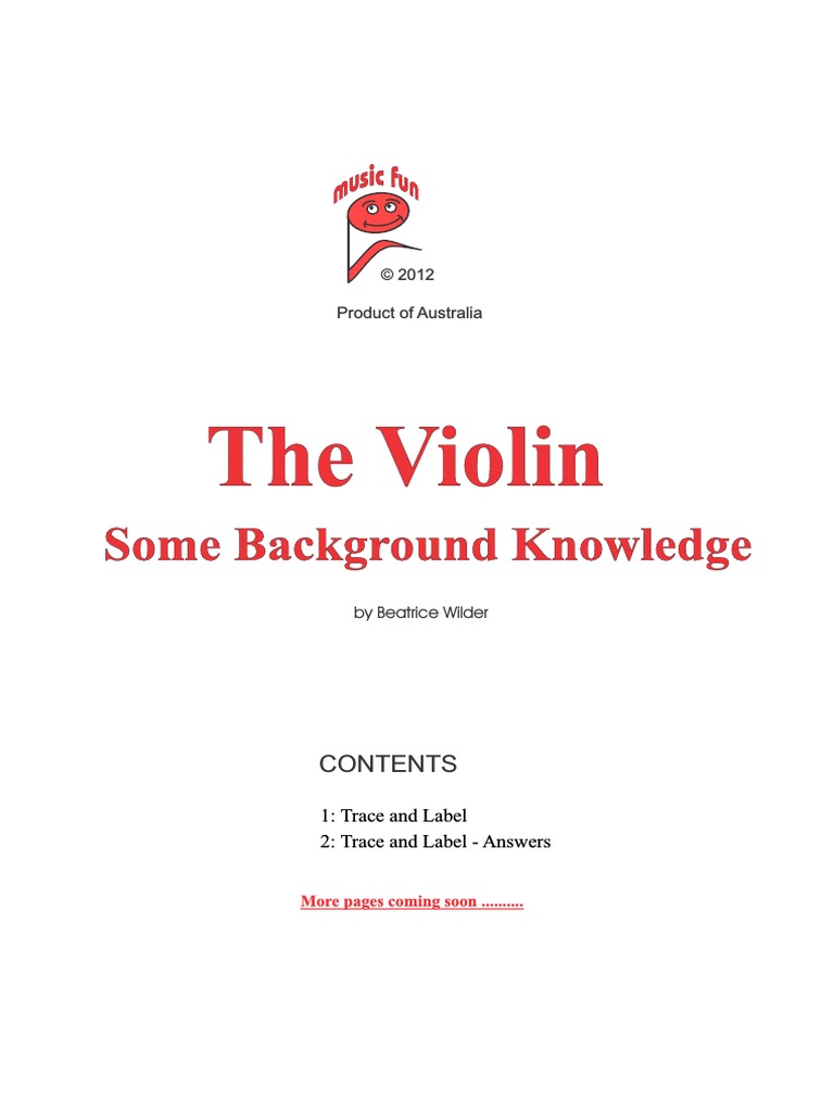 Violin PDF | PDF