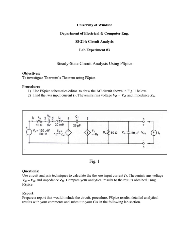 Lab 3 Circuits | PDF