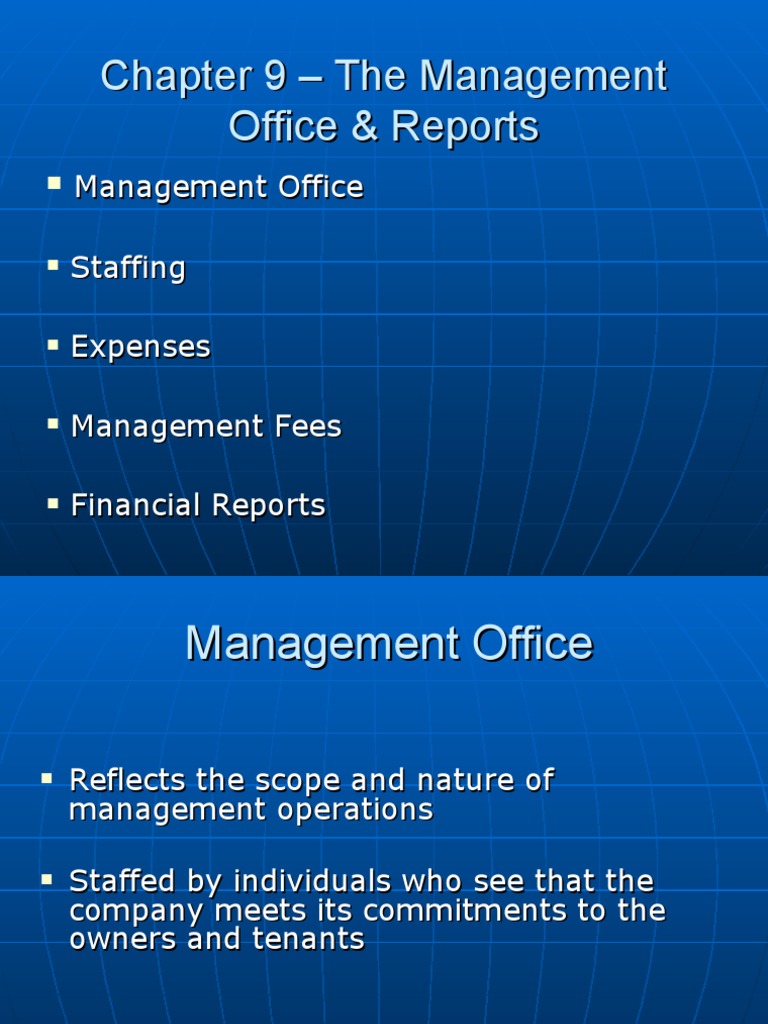 Chapter 9 Managing The Office & Reports | PDF | Income Statement ...