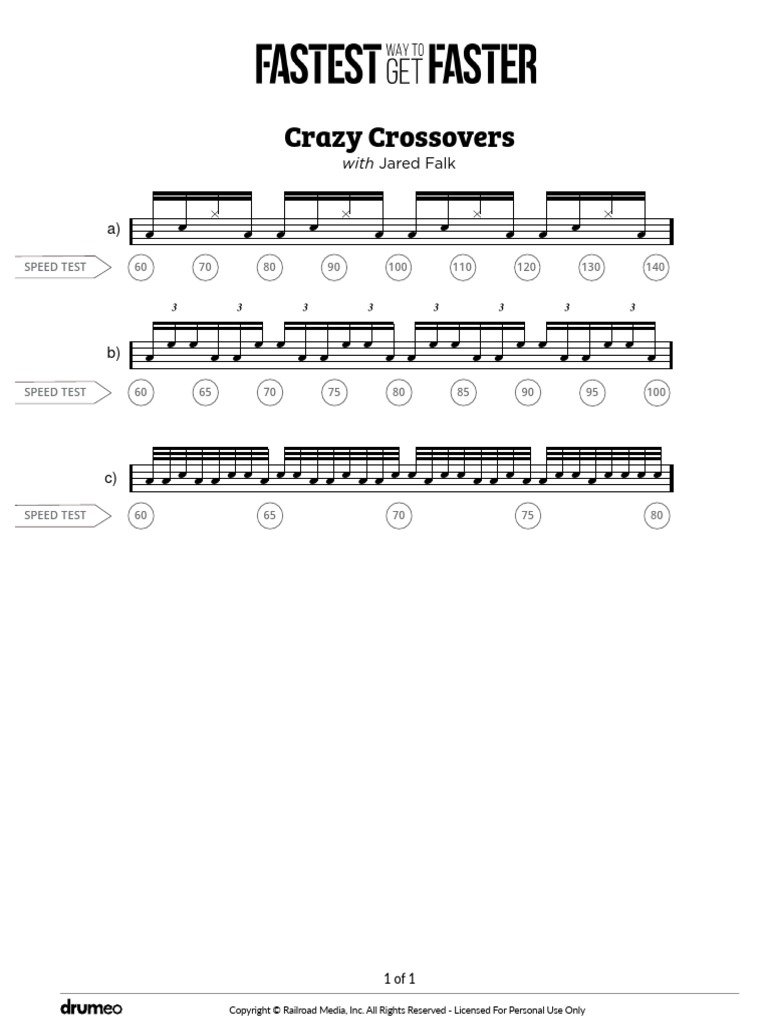 Crazy Crossovers: With Jared Falk | PDF