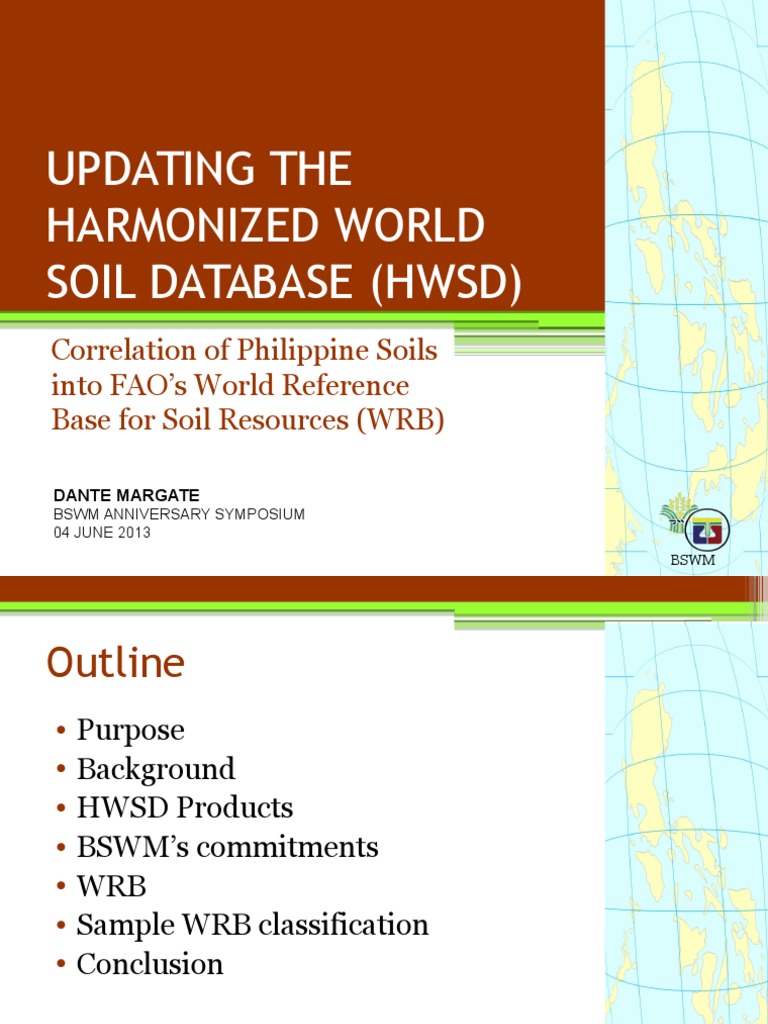 Correlation of Philippine Soils to FAO's WRB | Soil | Geomorphology