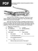 Year 4 Module 8 Amazing Animals Worksheets | PDF | Tiger | Tyrannosaurus