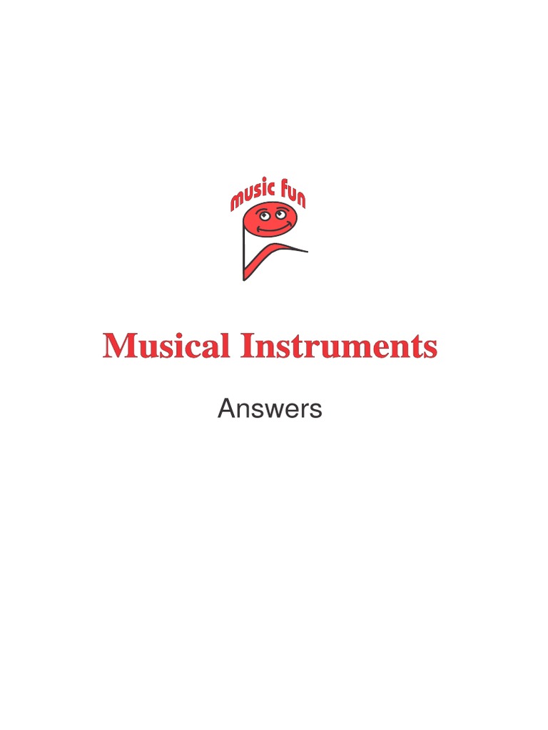 Instruments Answers PDF | Download Free PDF | Woodwind Instruments ...