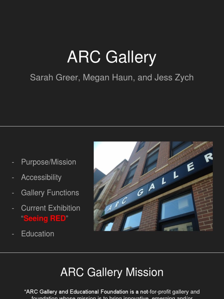 Arc Gallery | PDF | Art Museum | Library And Museum