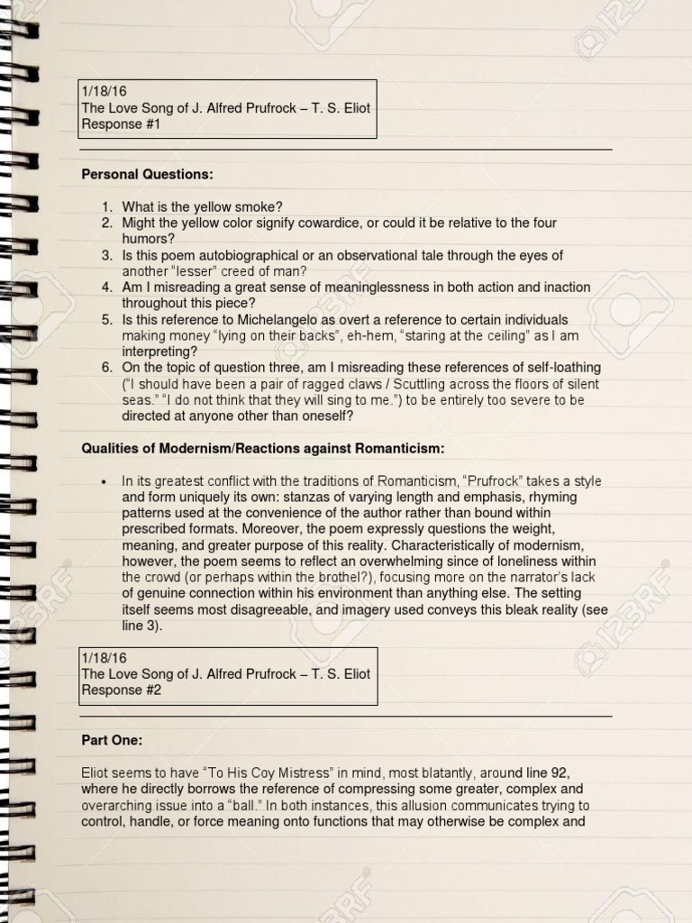 20th Century British Reading Journal | PDF | Mrs Dalloway | Poetry