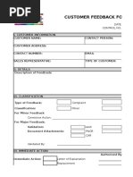 Deviation Form Template | PDF