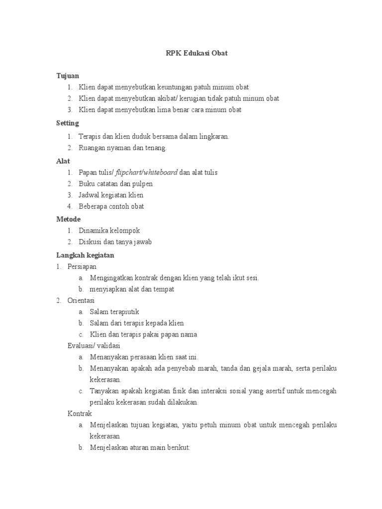 Edukasi Patuh Minum Obat | PDF | Karier & Perkembangan | Pengembangan Diri