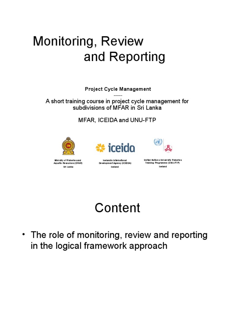 Monitoring, Review and Reporting | PDF | Audit | Accountability
