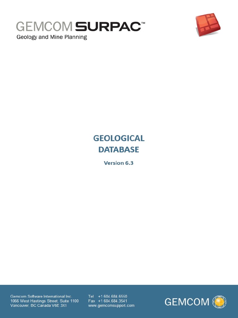 Tutorial Surpac - Geological Modelling PDF | PDF