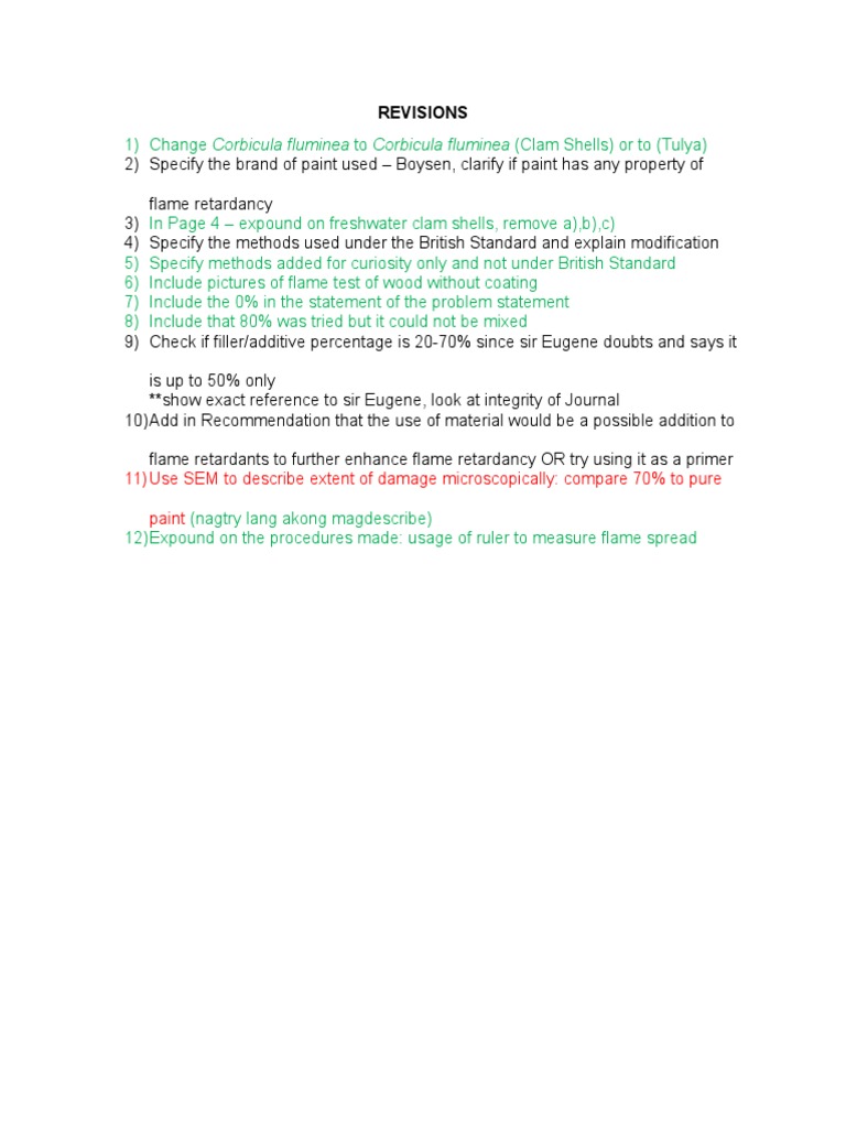 Updated List of Revisions1 | PDF | Nature