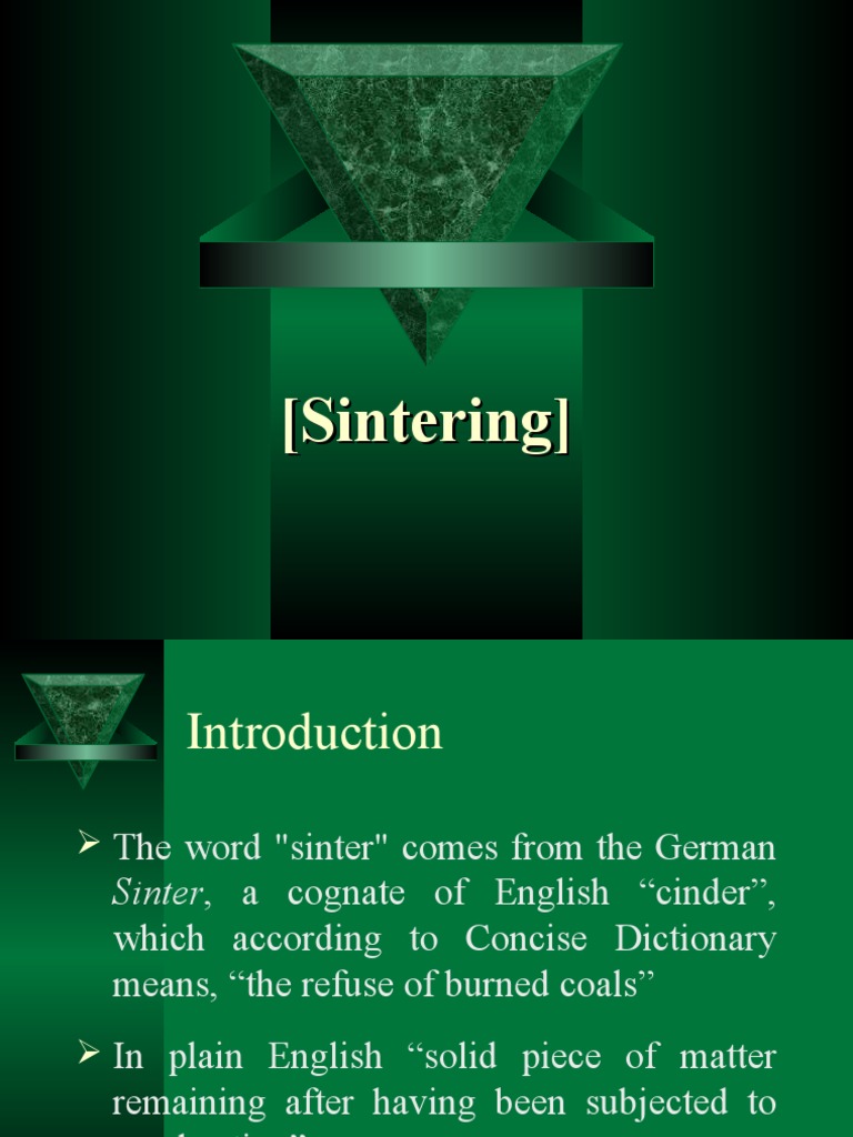 2 Sintering | PDF | Sintering | Solid