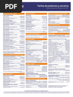 Tarifario Productos y Servicios Qik Banco | PDF | República Dominicana | Industrias de servicio