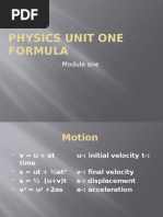 Formula Sheet - Physics Class 10 CBSE | PDF | Teaching Methods & Materials