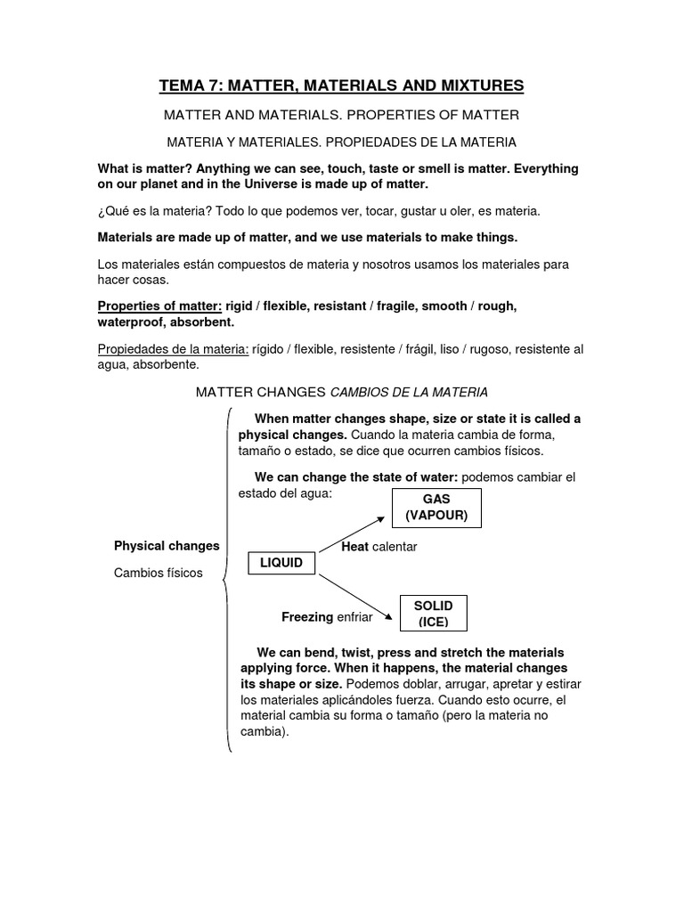 Natural Science t7 | PDF