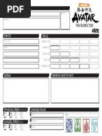 Vampire Fate Character Sheet | PDF