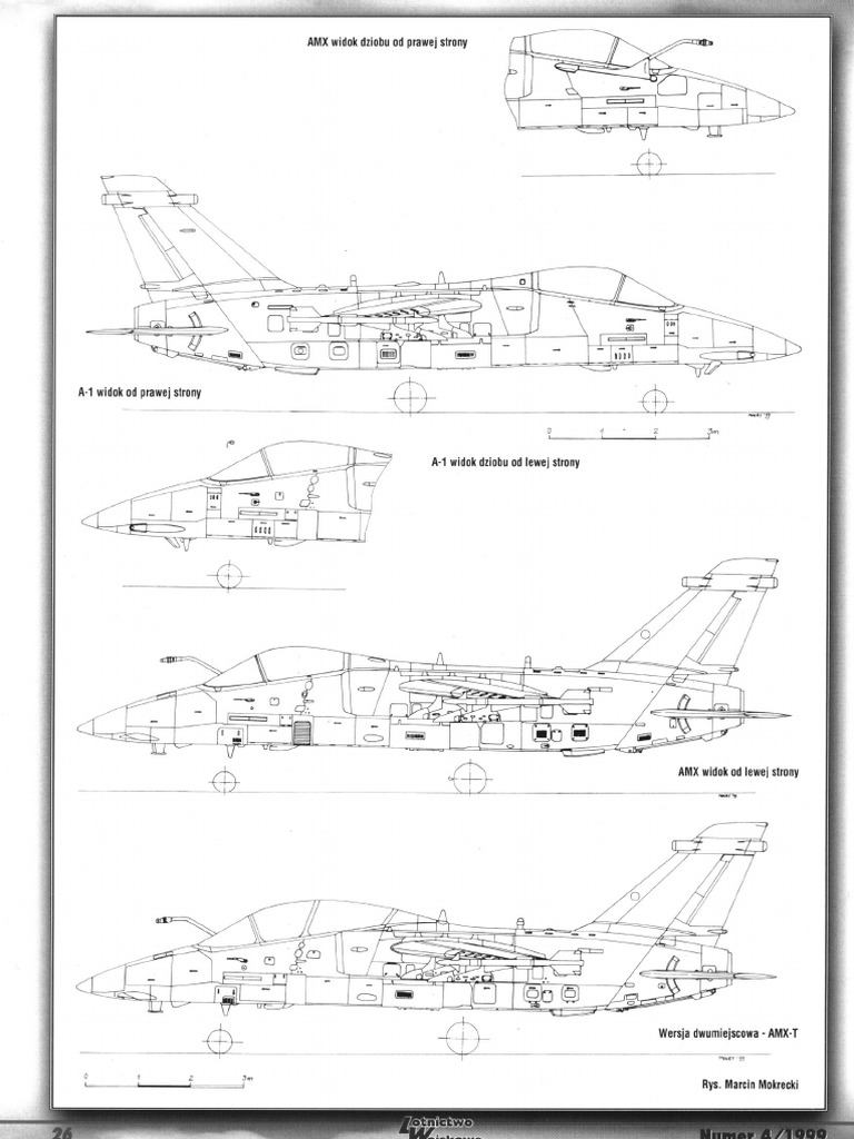 FAB - Embraer AMX - Drawings | PDF