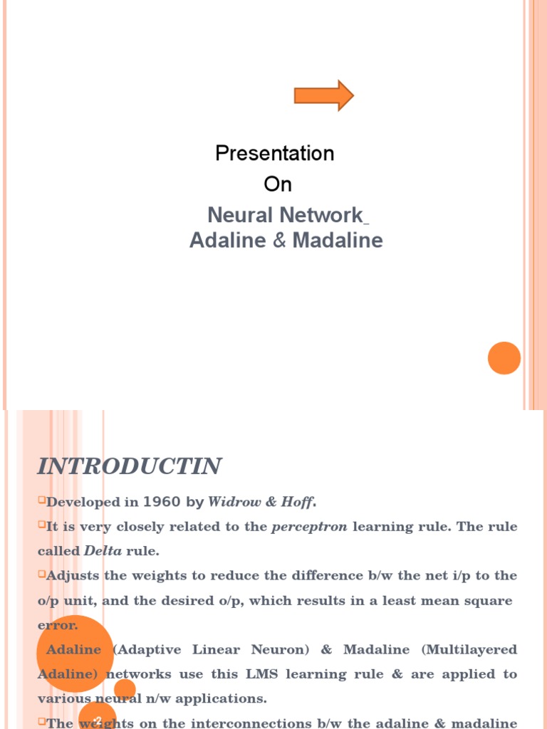 Adaline and K | PDF | Artificial Neural Network | Theoretical Computer Science