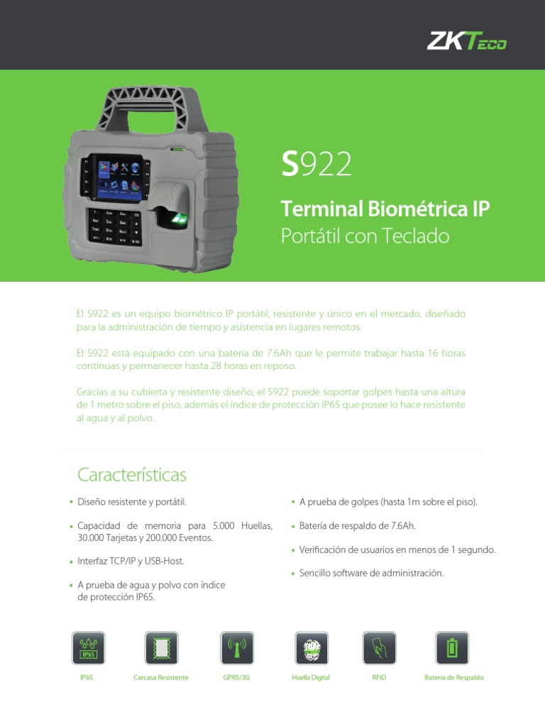 ZK S922 | PDF | Electrónica | Tecnología digital