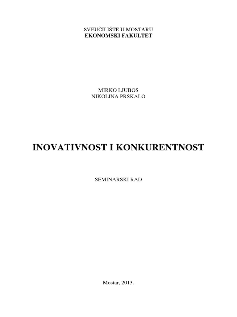 Primjer Seminara | PDF