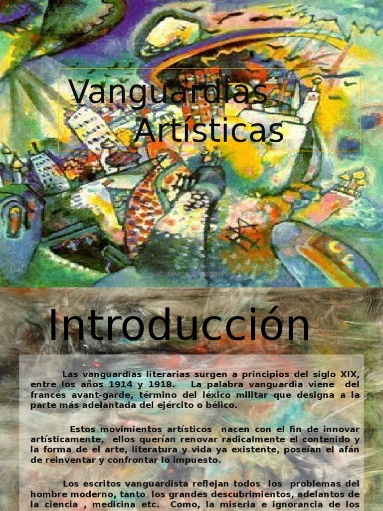 Vanguardias Literarias | PDF | Vanguardia | Movimientos de arte