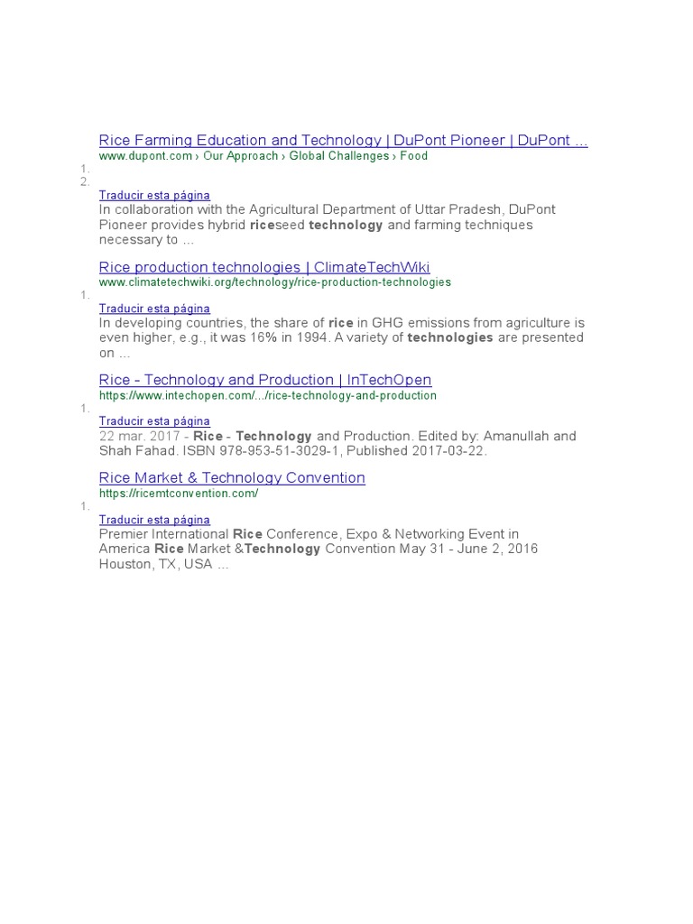 Rice Farming Education and Technology | PDF | Business