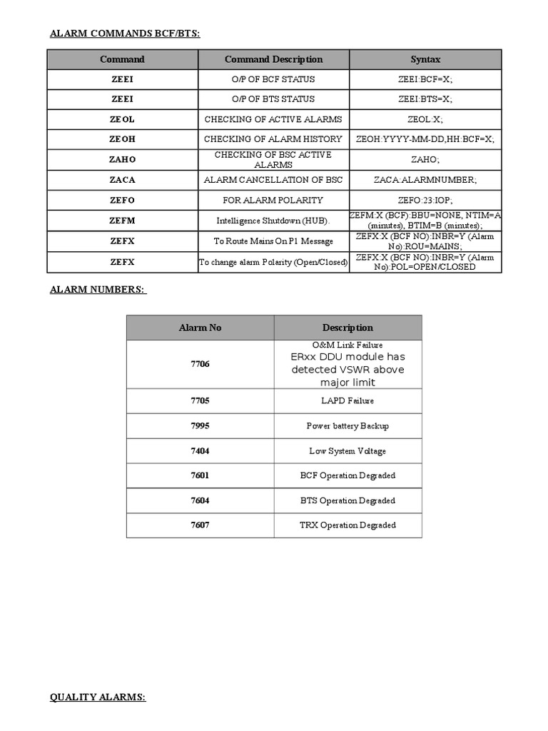 NETACT Commands Overview | PDF | Internet Architecture | Areas Of Computer Science