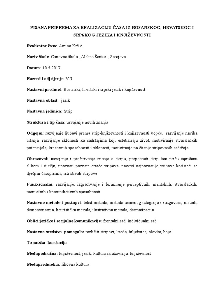 Amina Strip Prprema | PDF