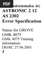Fault Code List For Tachograph (TCO) Control Unit | PDF
